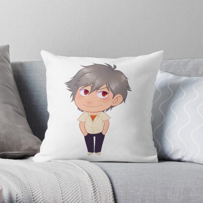 Neon Genesis Evangelion: Chibi Kaworu Throw Pillow - Evangelion Merchandise